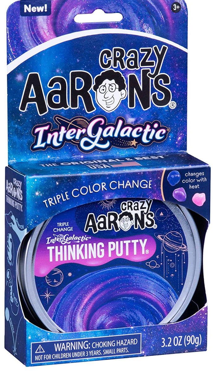 Crazy Aaron’s Intergalactic Hypercolor Color Changing® Thinking Putty ...