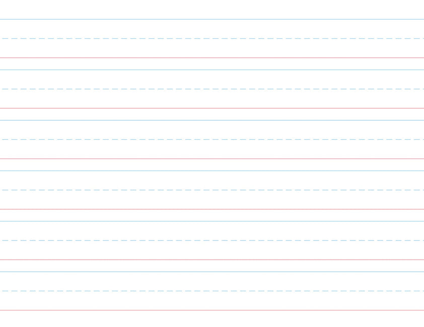 Primary Pad with Lines to Practice Handwriting, Grades K and Up – Mamas ...